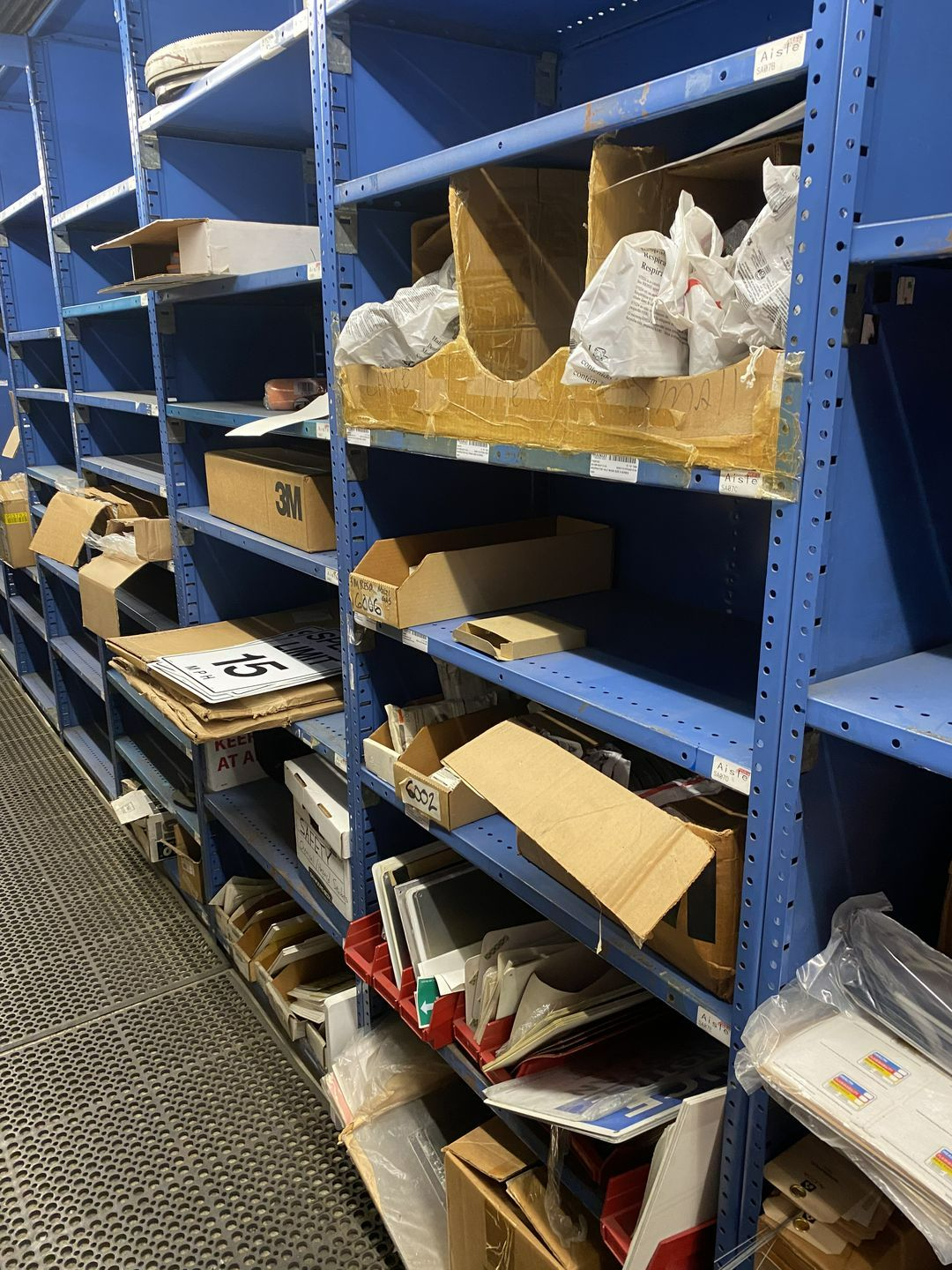 LOT OF ASSORTED CONSUMABLES