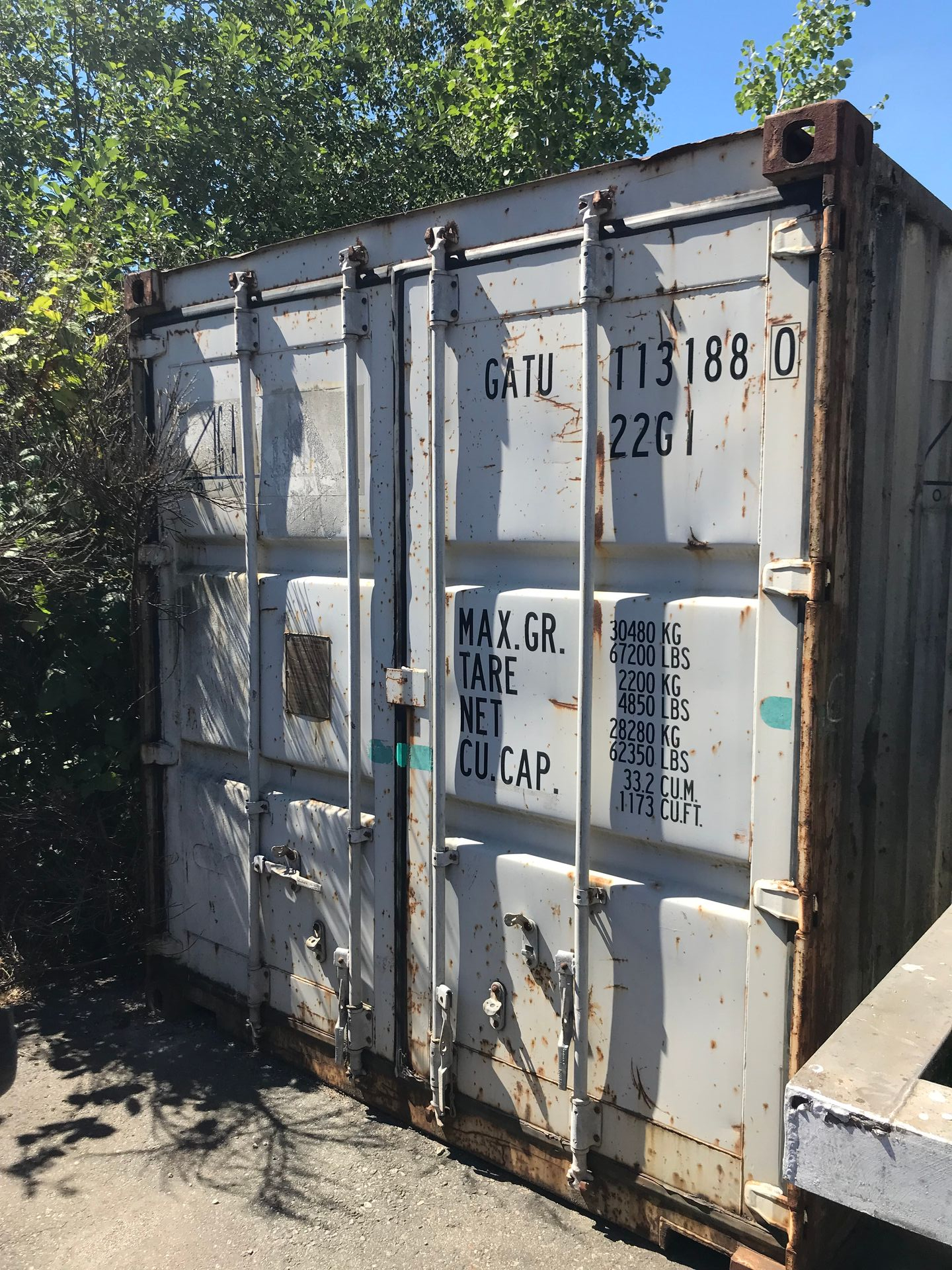 1998 Gateway Container International SP-GTWT-01 1173 cu.ft. Shipping ...