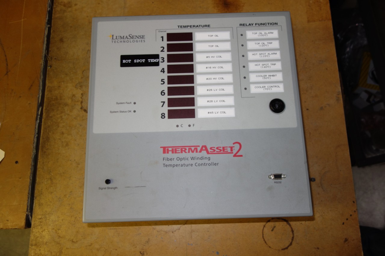 LumaSense ThermAsset 2/8 Fiber Optic Winding Temperature Controller For ...