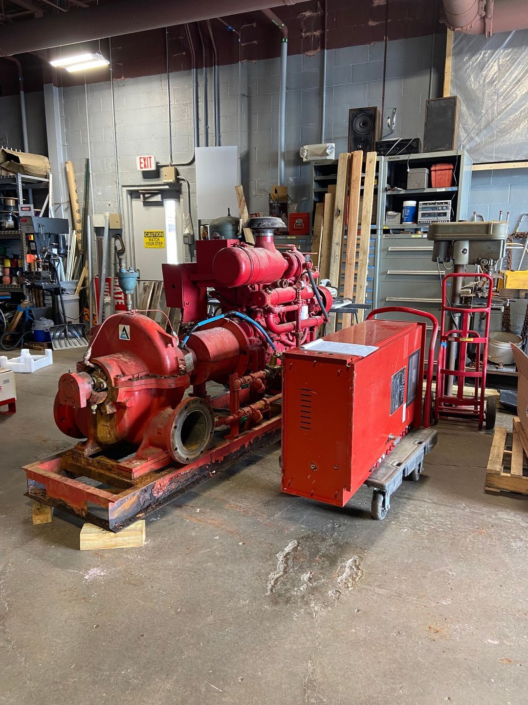 1995 CUMMINS 359 CID 5.9L SERIES 403 DIESEL ENGINE FIRE PUMP SYSTEM