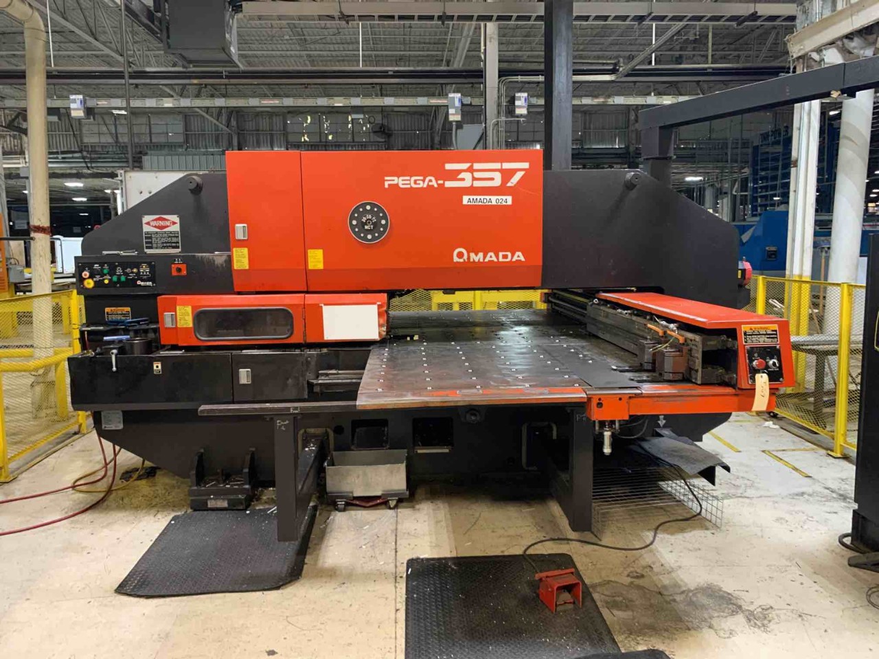 Amada PEGA-357 305072 CNC Turret Punch Press with Amadan-04P-C Controller