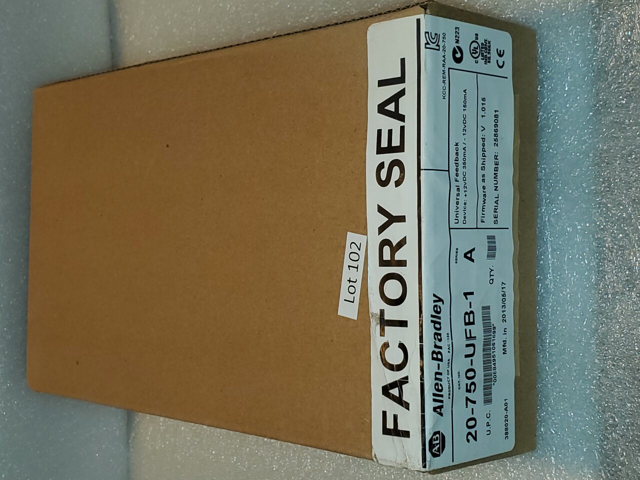 Allen Bradley Feedback Module 20-750-UFB-1