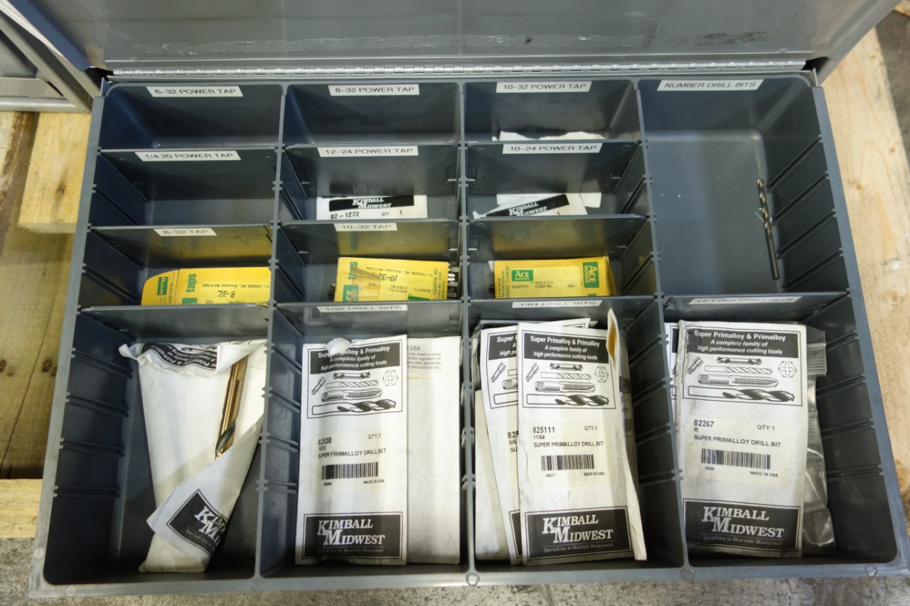 SET OF KM ORGANIZER BINS WITH ASSORTED TERMINALS AND CONNECTORS For ...
