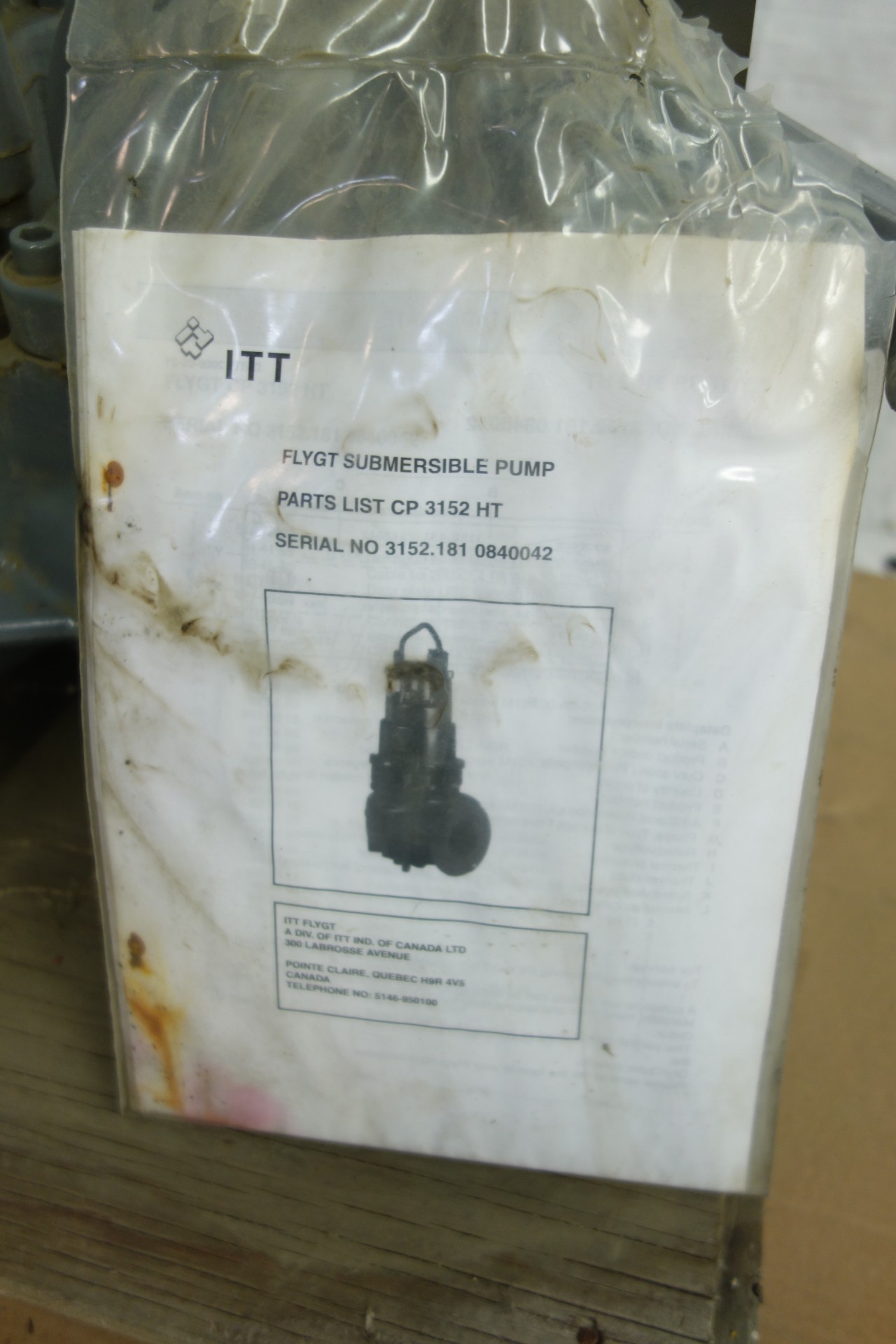 FLYGT 3152 HT POMPE SUBMERSIBLE PUMP For Sale | Aucto