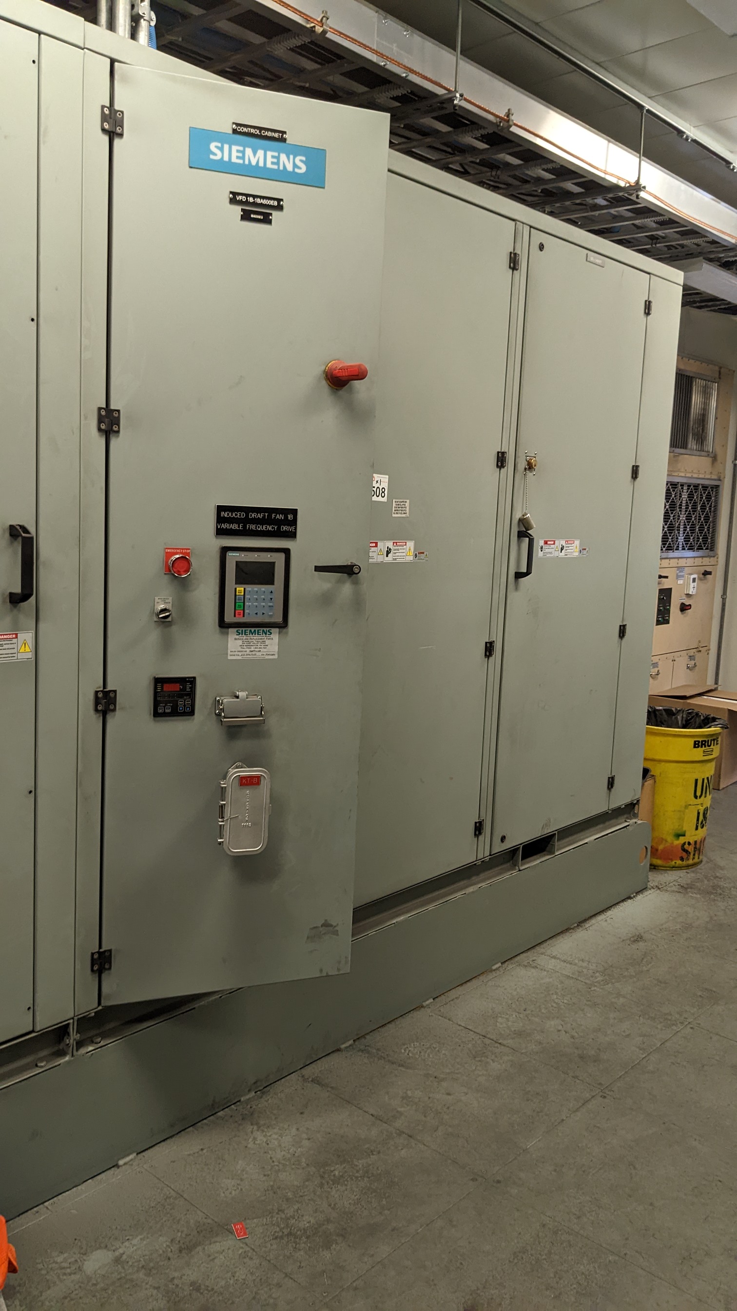 SIEMENS VFD 3 DOOR CONTROL CABINET