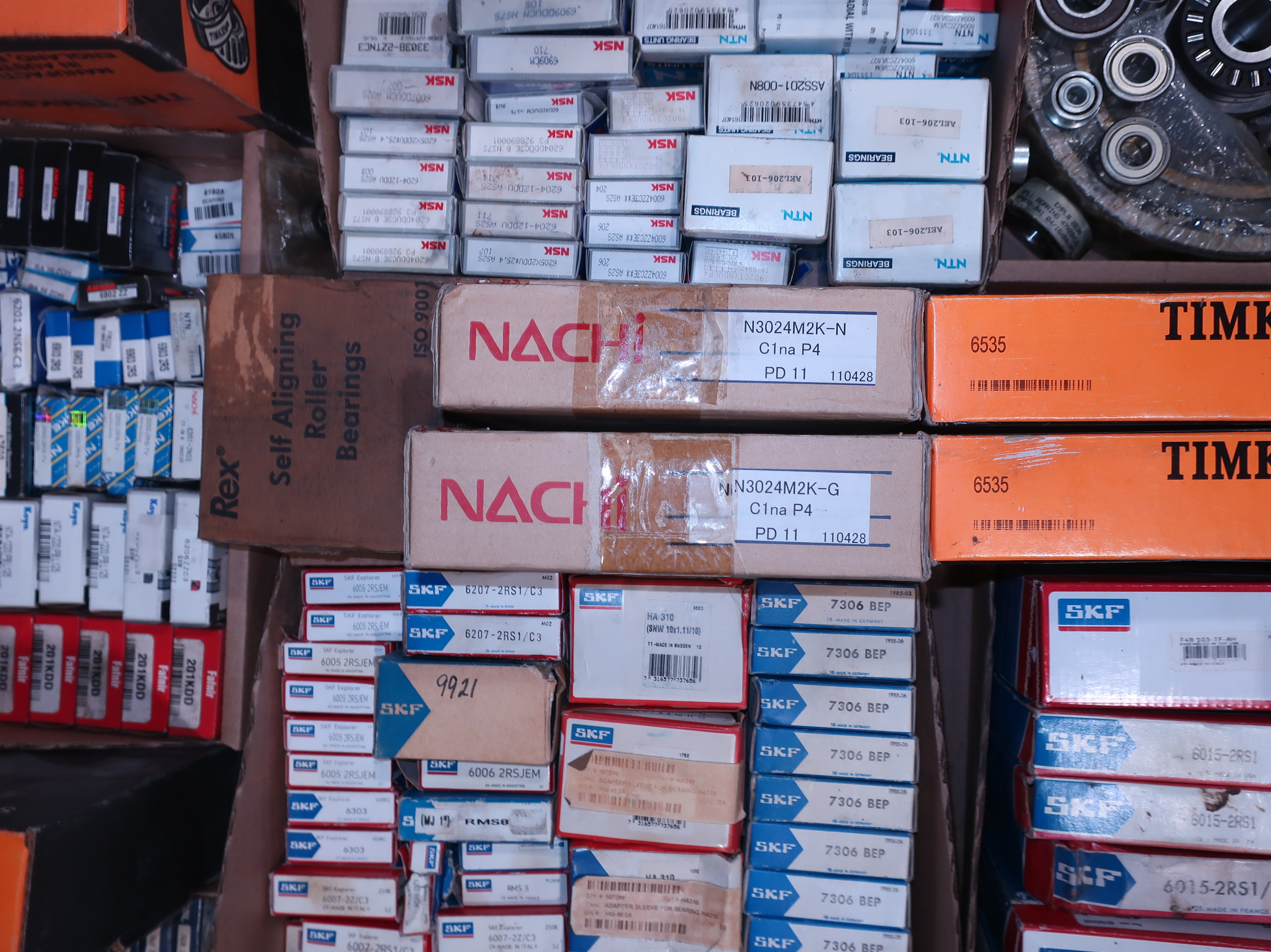SKU 1735932 - PALLET OF ASSORTED BEARINGS, TIMKEN, INA, SKF For Sale ...