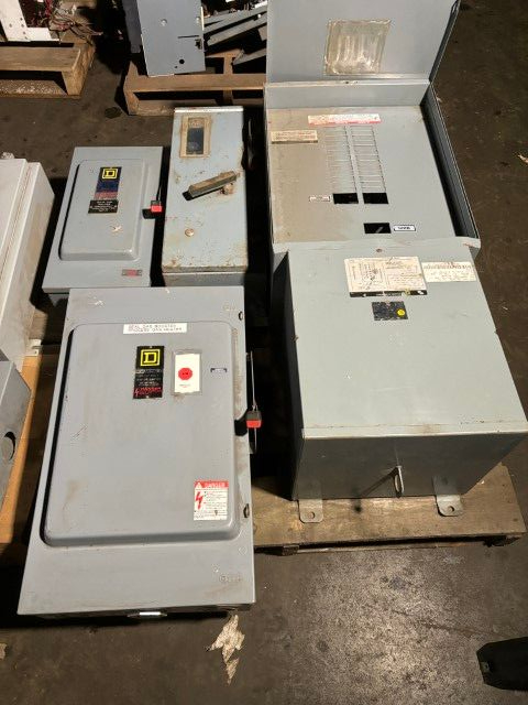 Bulk Lot of Square D Electrical Disconnect Safety Switches, Combination ...