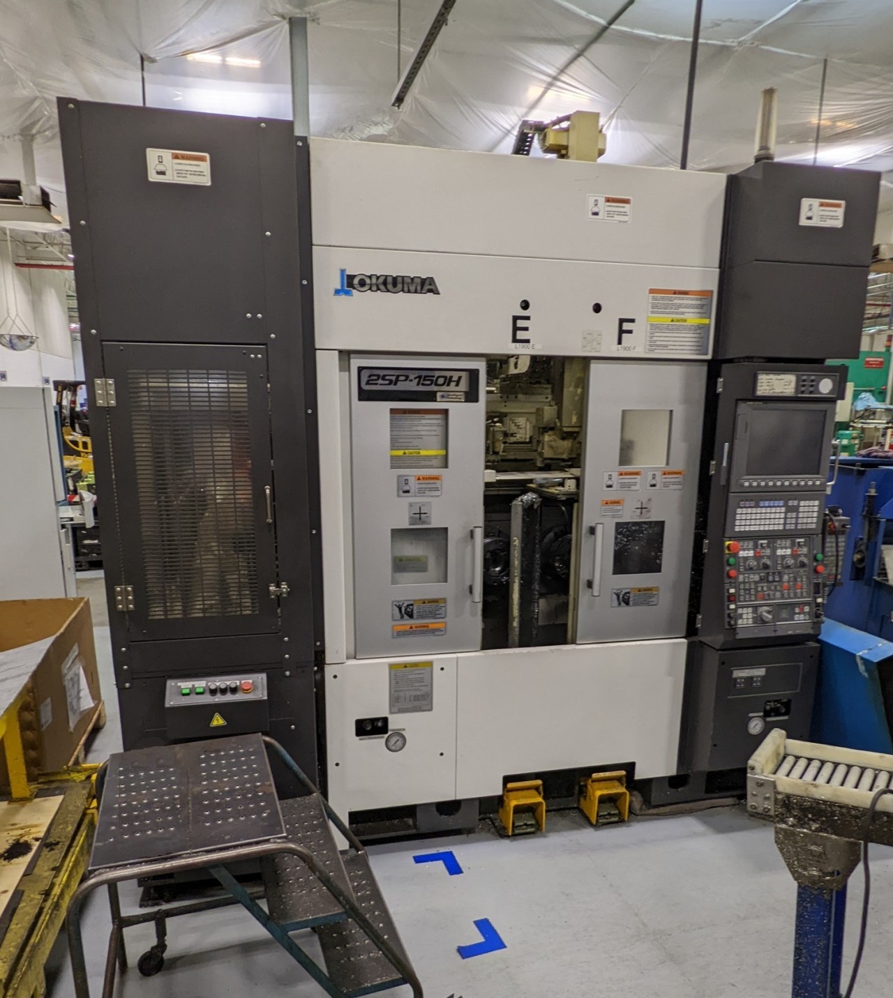 OKUMA 2SP-150H 2016 2 SPINDLE HORIZONTAL CNC LATHE For Sale | Aucto