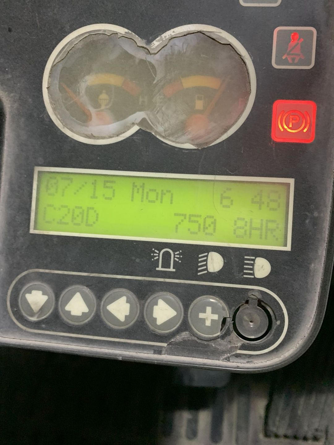 2007 CLARK C30D COUNTERBALANCE FORKLIFT