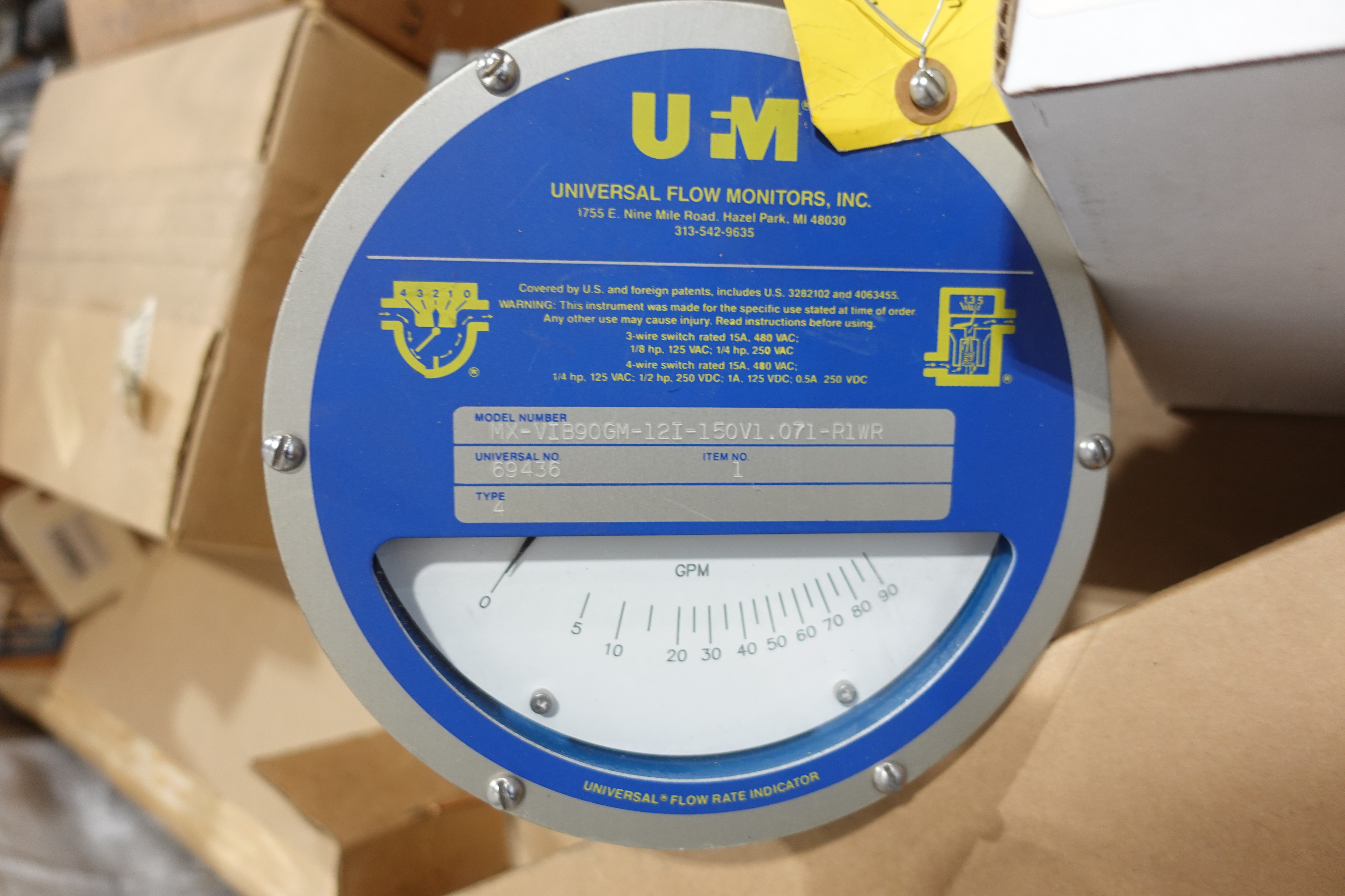 SKU 1728201 - 3 PALLETS OF ASSORTED FLOW METERS For Sale | Aucto