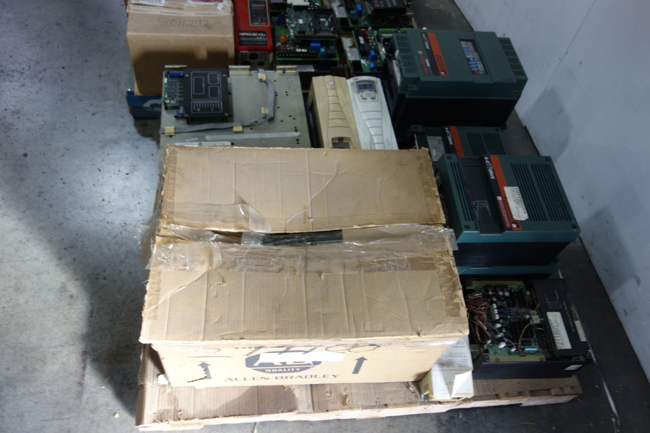2 PALLETS OF ASSORTED MOTOR DRIVES