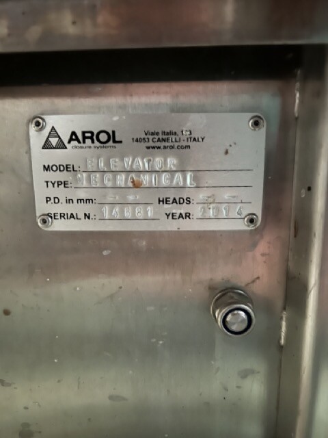 2014 Arol Closure System Cap Mechanical Elevator