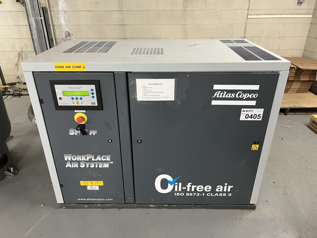Atlas Copco SF8 rotary scroll air compressor