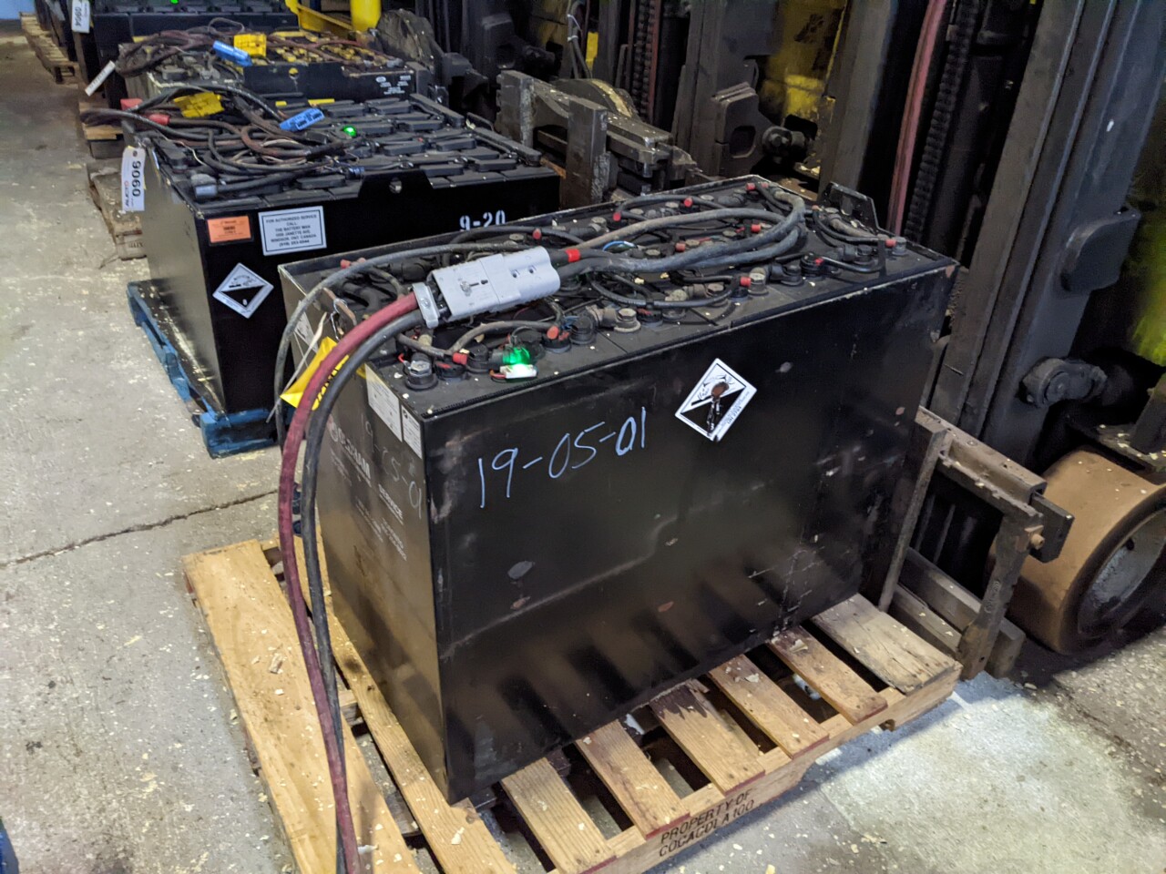 OLDHAM 18-FAT19-017 36V FORKLIFT BATTERY For Sale | Aucto