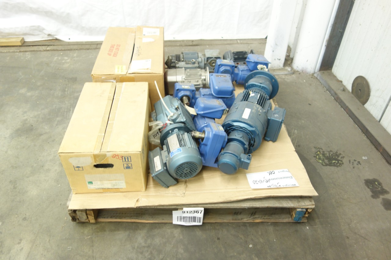 1 PALLET OF SEW-EURODRIVE, SUMITOMO GEARMOTORS
