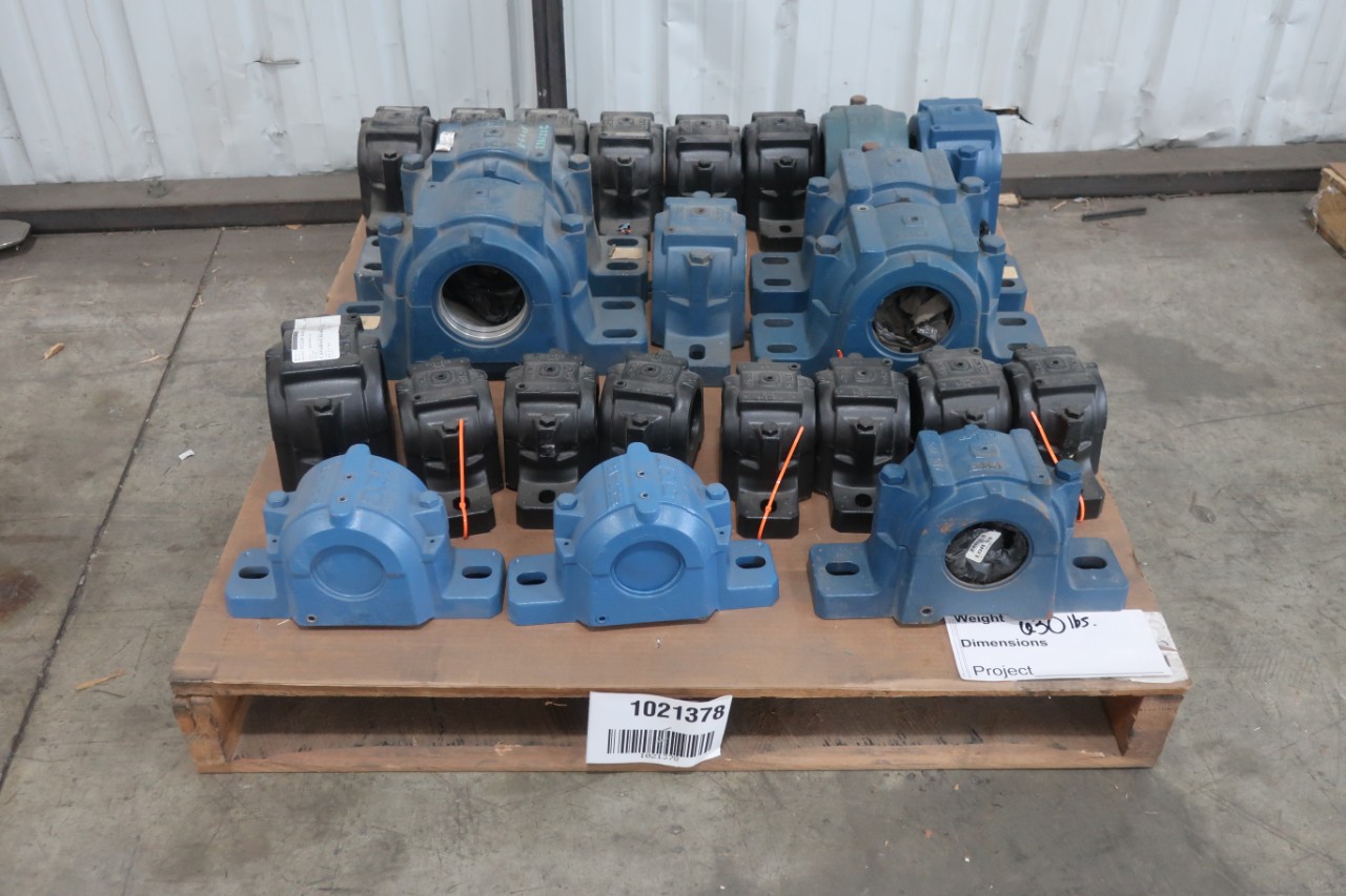 PALLET OF ASSORTED SKF SPLITCASE PILLOW BLOCK BEARING HOUSEINGS For ...