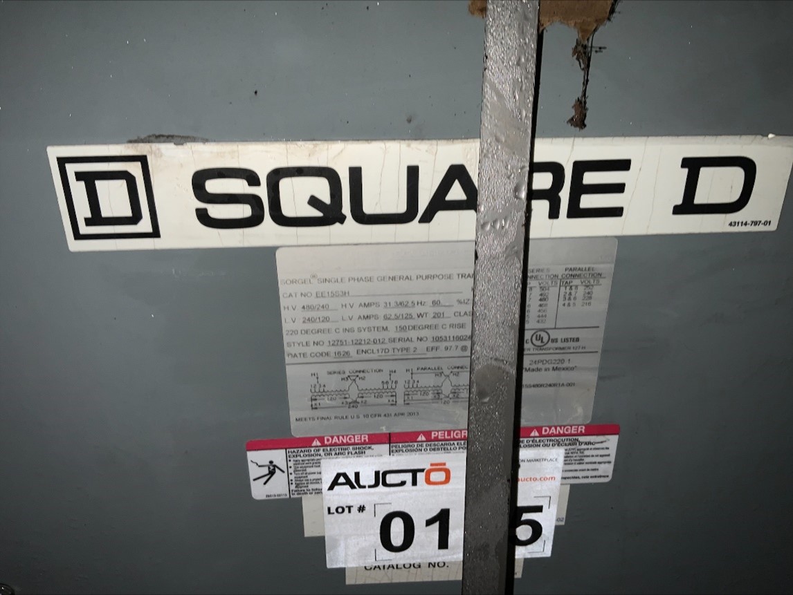 Square D Pad Mounted Transformer
