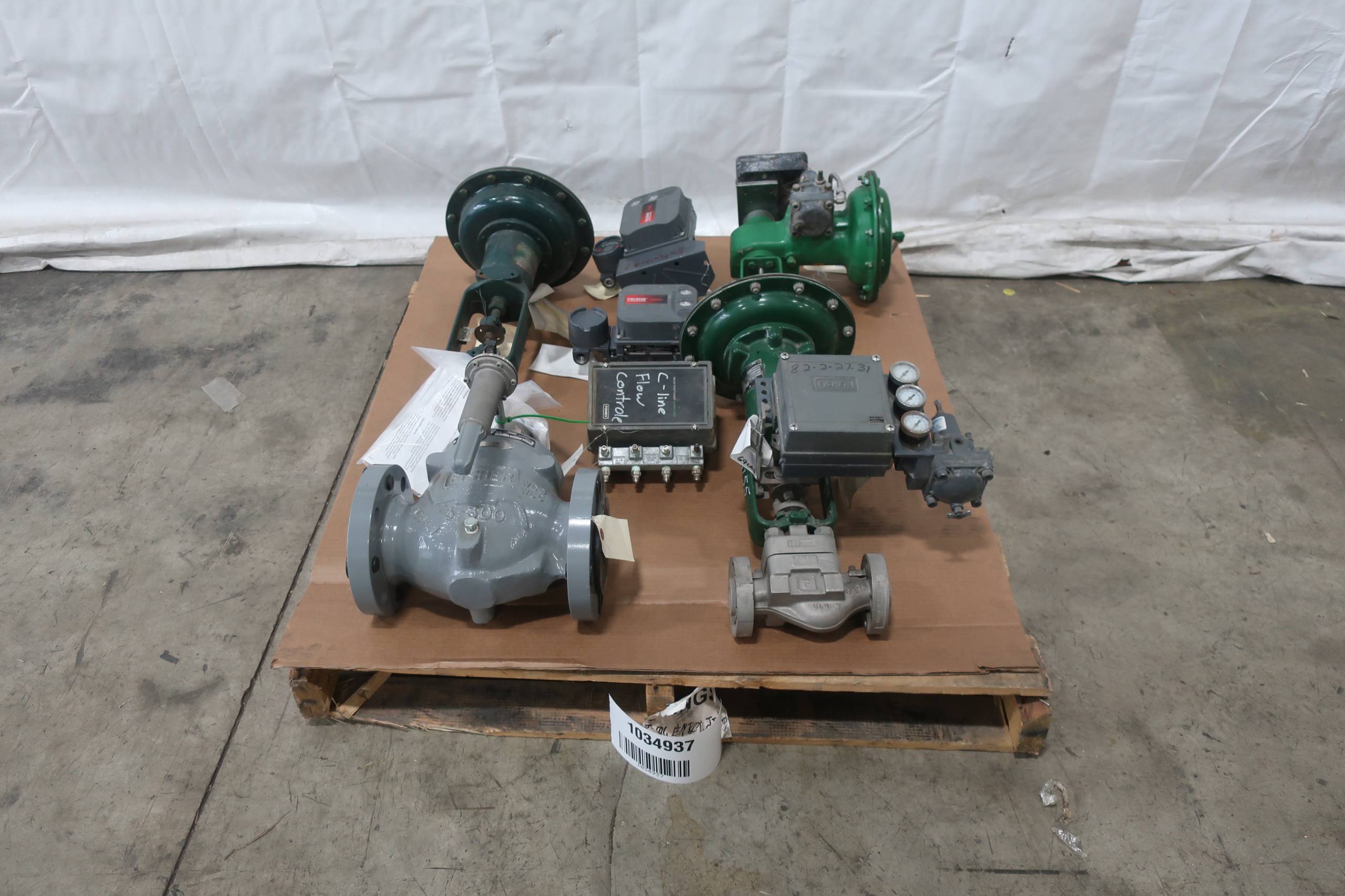 SKU 1034937 - PALLET OF ASSORTED FISHER VALVES AND POSITIONERS For Sale ...