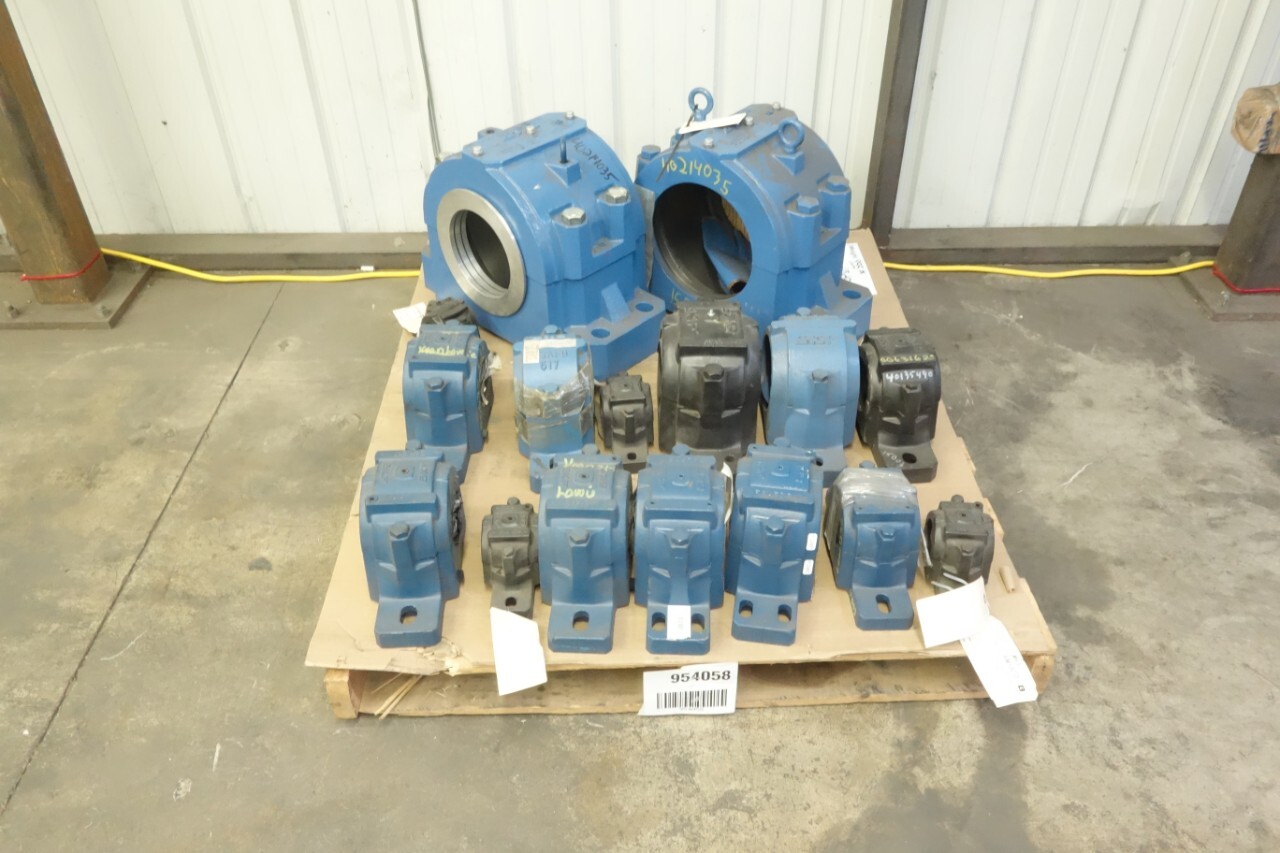 PALLET OF SKF SPLIT CASE PILLOW BLOCK BEARING HOUSINGS