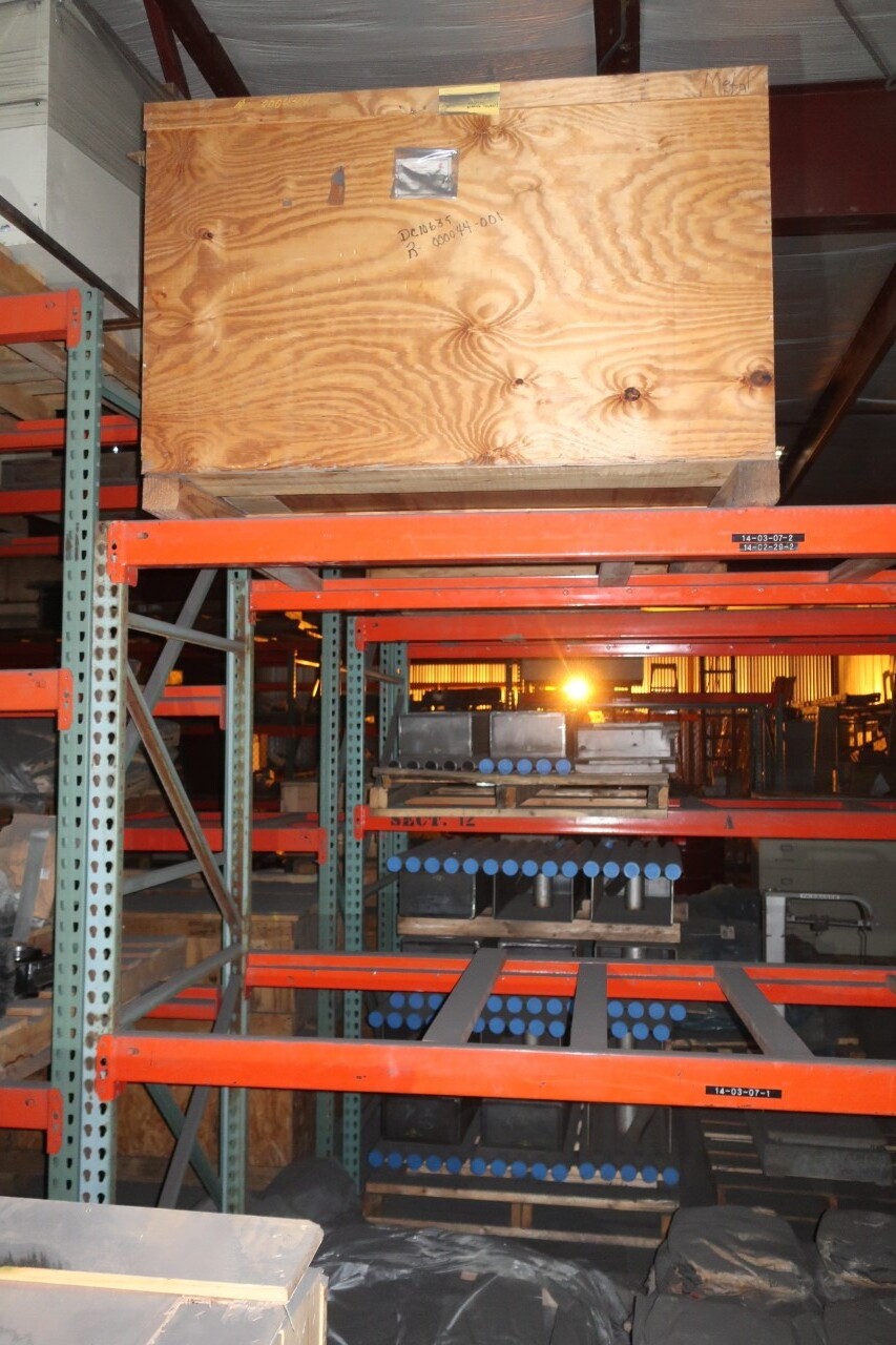 CONTENTS OF 5X SECTIONS OF PALLET RACKING (EXCLUDES PALLETS OF ...