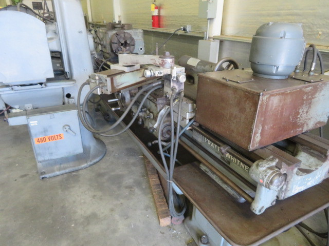 Pratt & Whitney Tracer Lathe Model C 16" x 72" 12" 4-jaw chuck