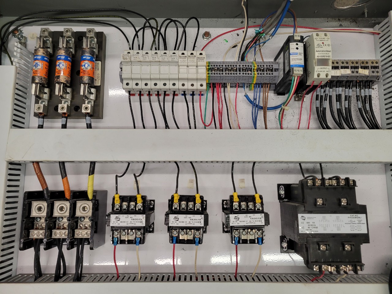Custom Panel - Transformer, Transducers - Includes 3 x 1032A-V-48-70 ...