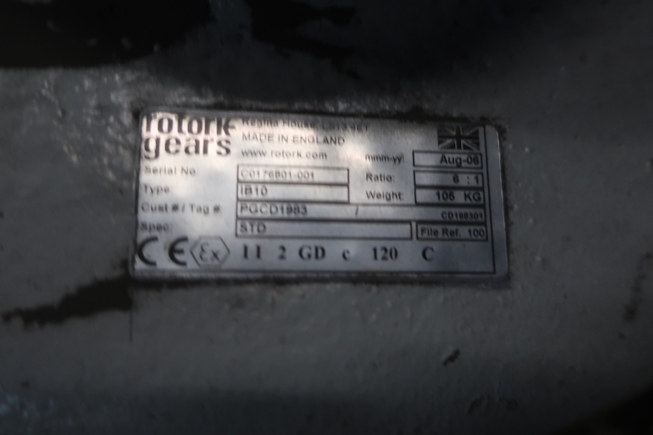 ROTORK IB10 FA25 GEARBOX ACTUATOR For Sale | Aucto