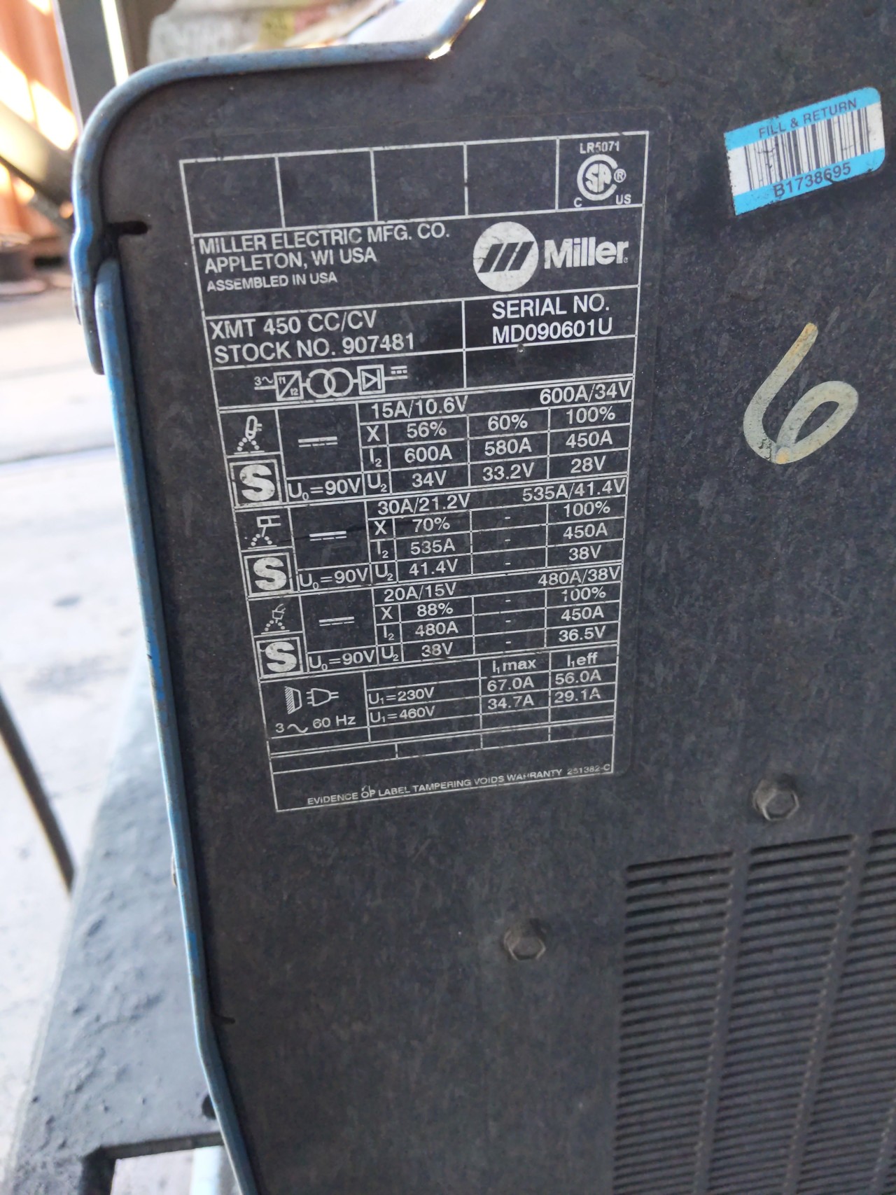 Miller XMT 450 CC/CV 4 pack Welder For Sale | Aucto