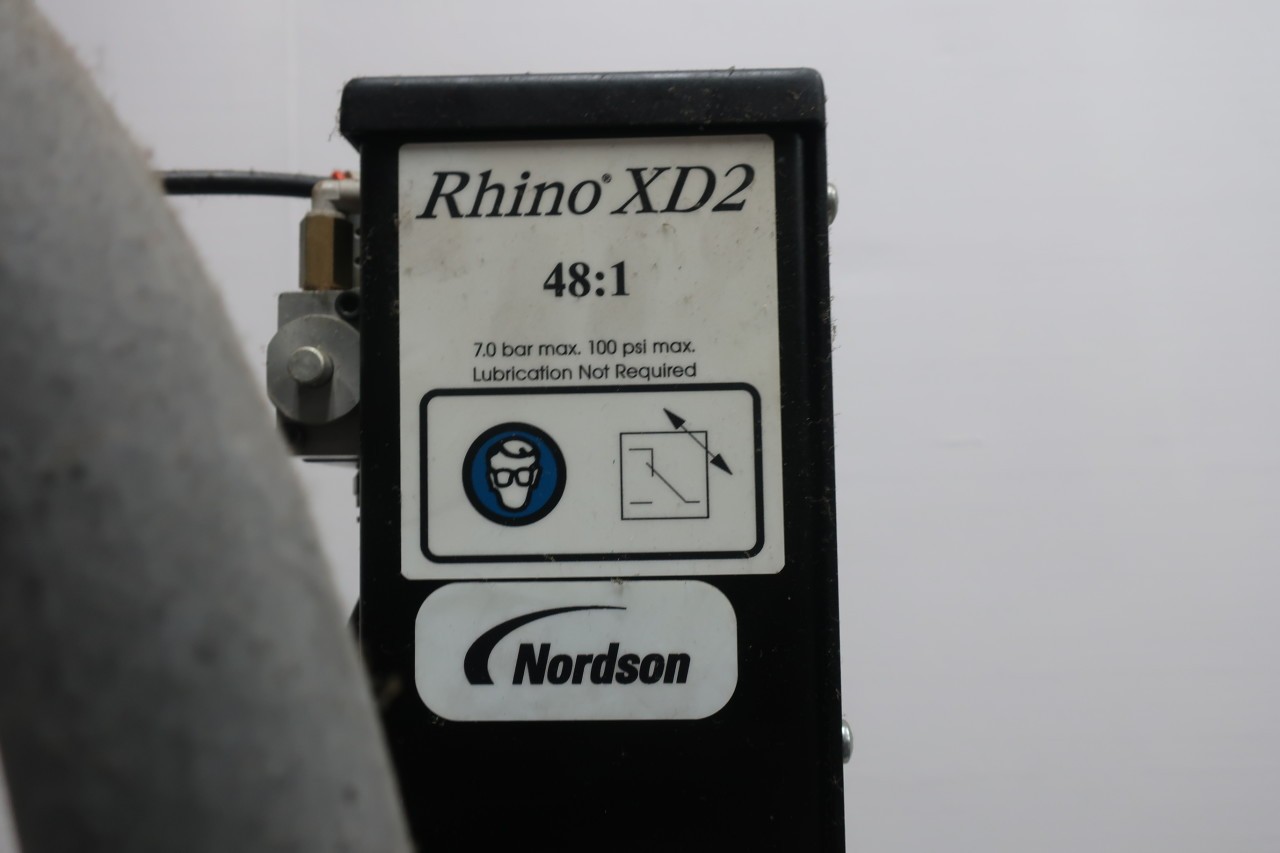 NORDSON 1073857 RHINO XD2 STANDARD PAIL AUTO SHUTDOWN BULK UNLOADER AIR ...