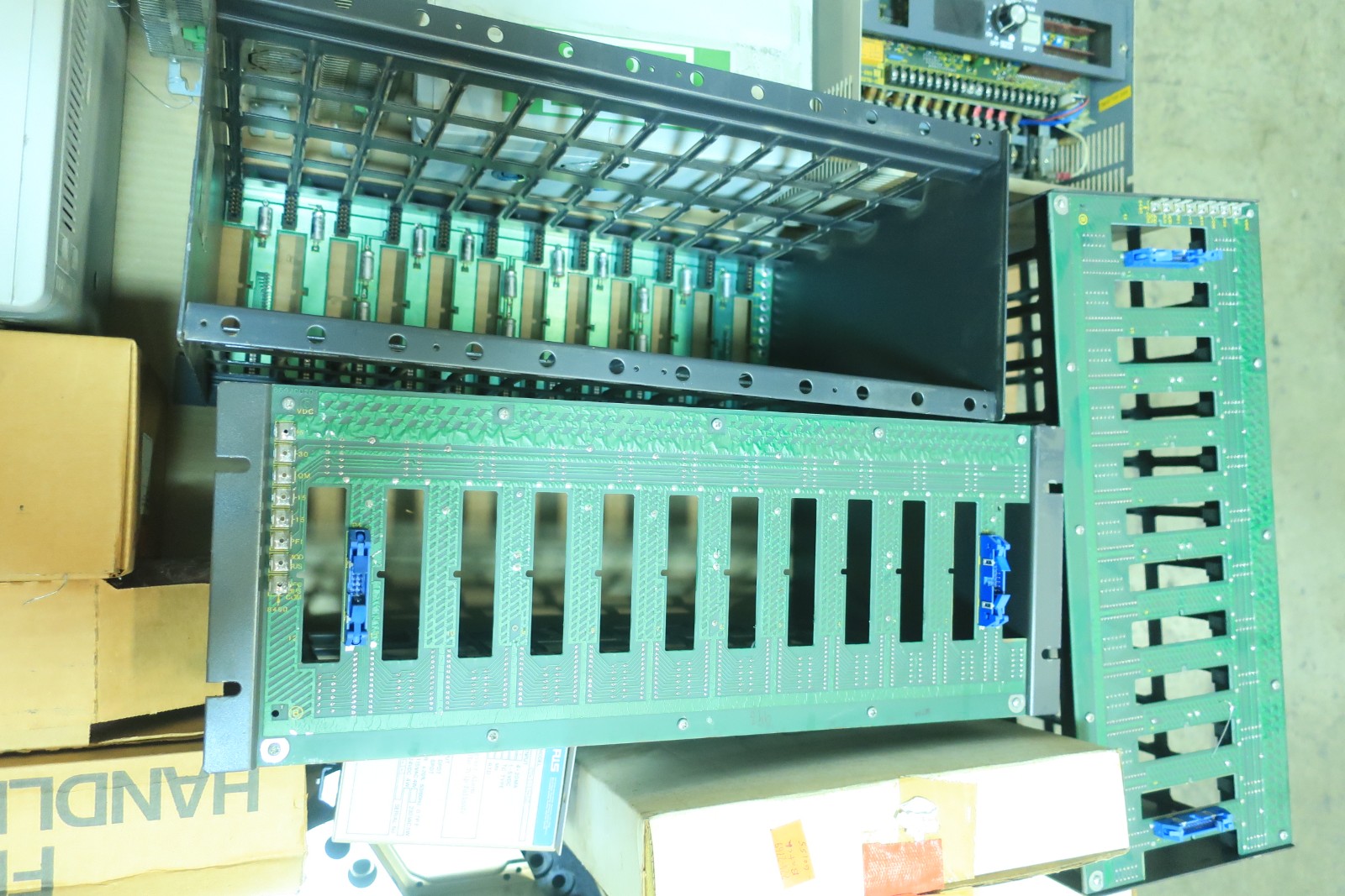 2 PALLETS OF ASSORTED ELECTRICAL SERVO DRIVE, CONTROLS, WIND TURBINE ...