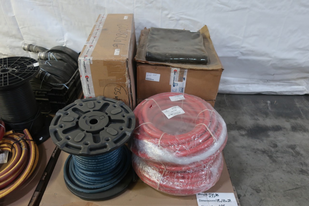 3 PALLETS OF ASSORTED FLEXIBLE HOSES AND TUBING