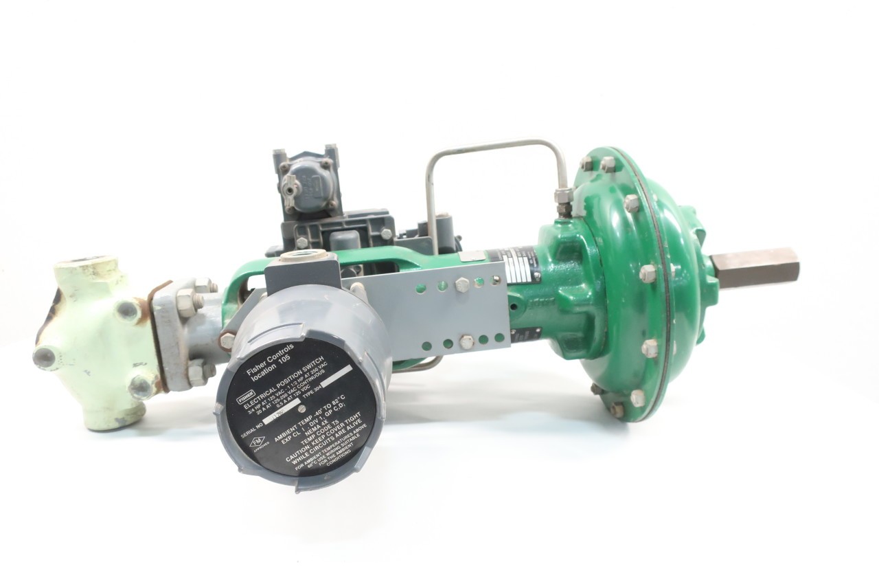 FISHER EZ PNEUMATIC 667 600 STEEL THREADED DVC5010 3/4IN NPT CONTROL ...