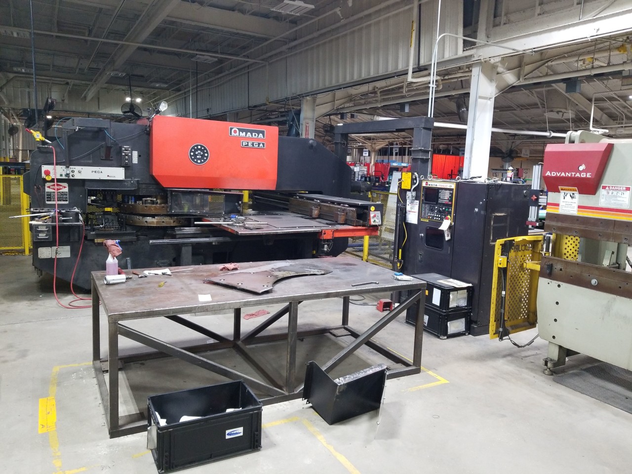 Amada PEGA-357 305072 CNC Turret Punch Press with AMADA-FANUC-P ...