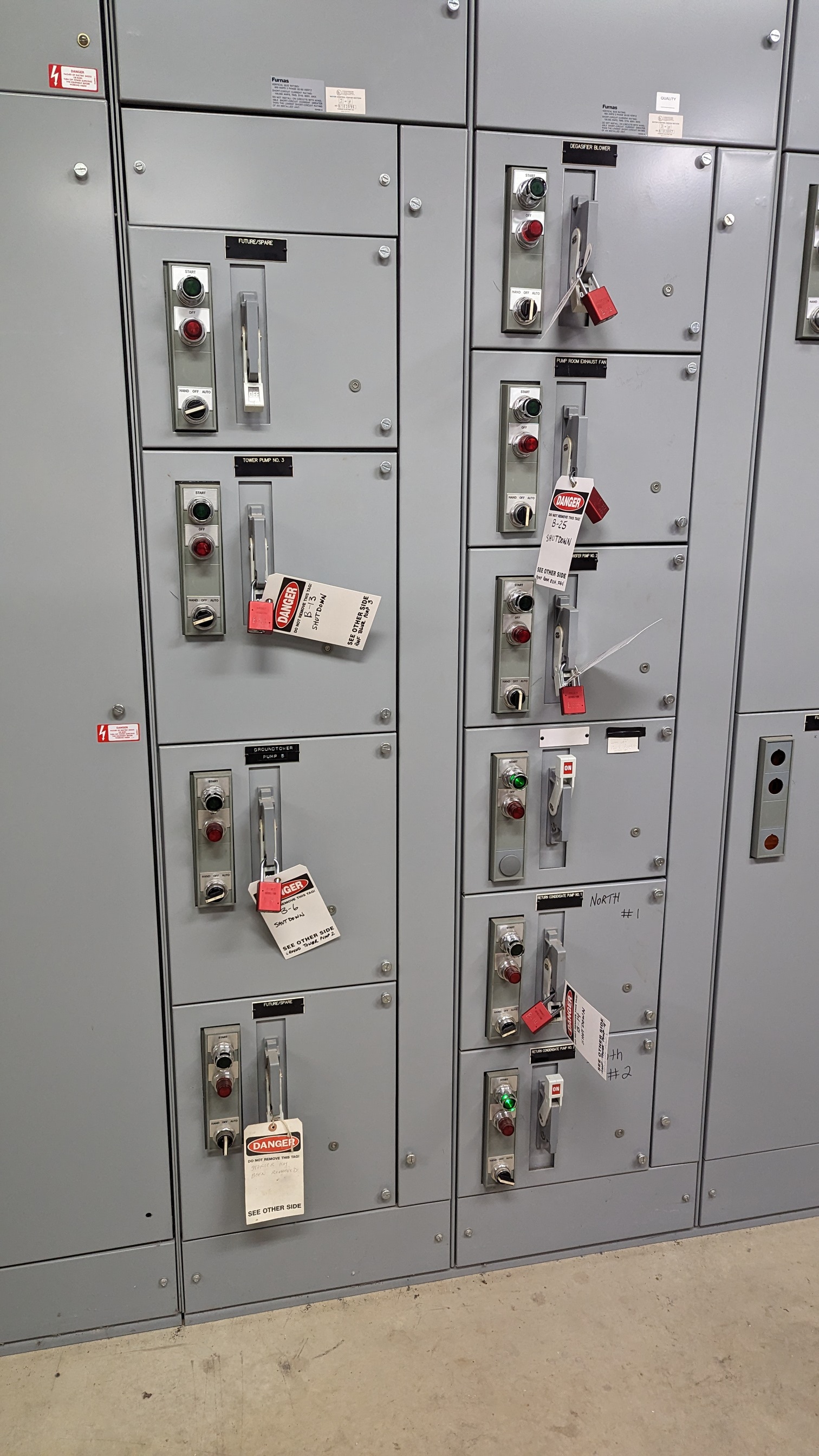 Siemens Tiastar 11-Section Motor Control Center