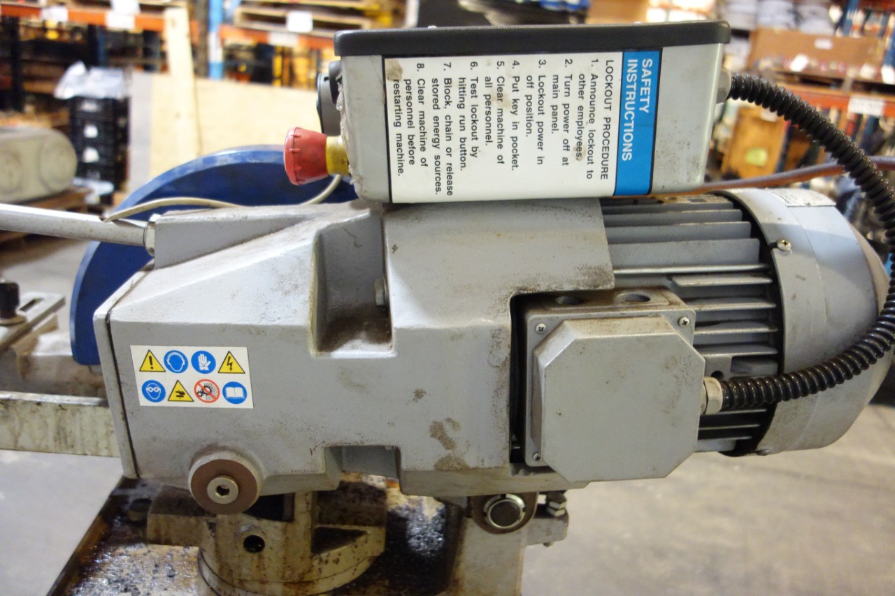 THOMAS DAKE 350 ST MANUAL CIRCULAR COLD SAW/ CUTTOFF WITH ATTACHEMENTS ...