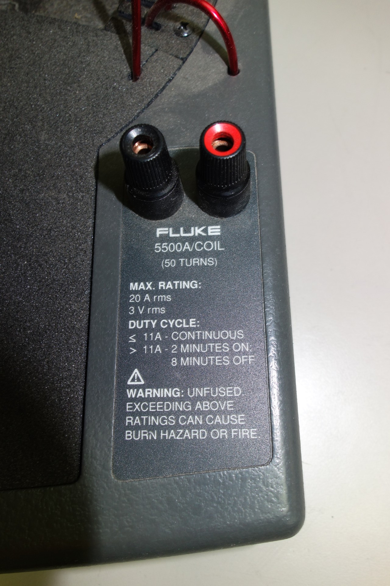 Fluke 5500A/COIL Calibrator Current Coil