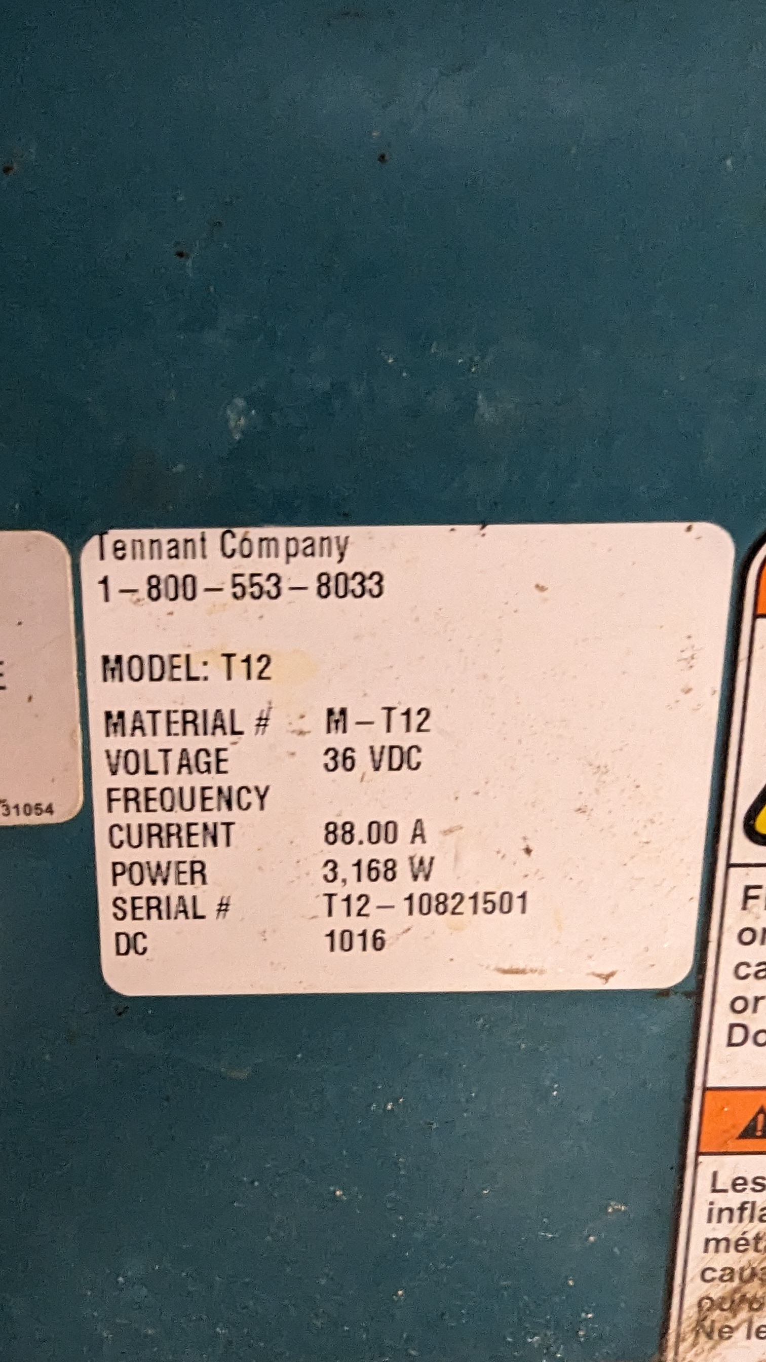 TENNANT T12 ELECTRIC FLOOR CLEANER For Sale | Aucto