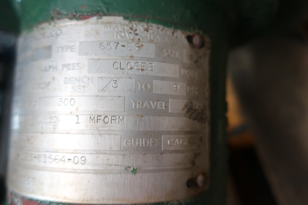 FISHER 657-ES DVC6010 300 STEEL FLANGED 1-1/2IN CONTROL VALVE For Sale ...